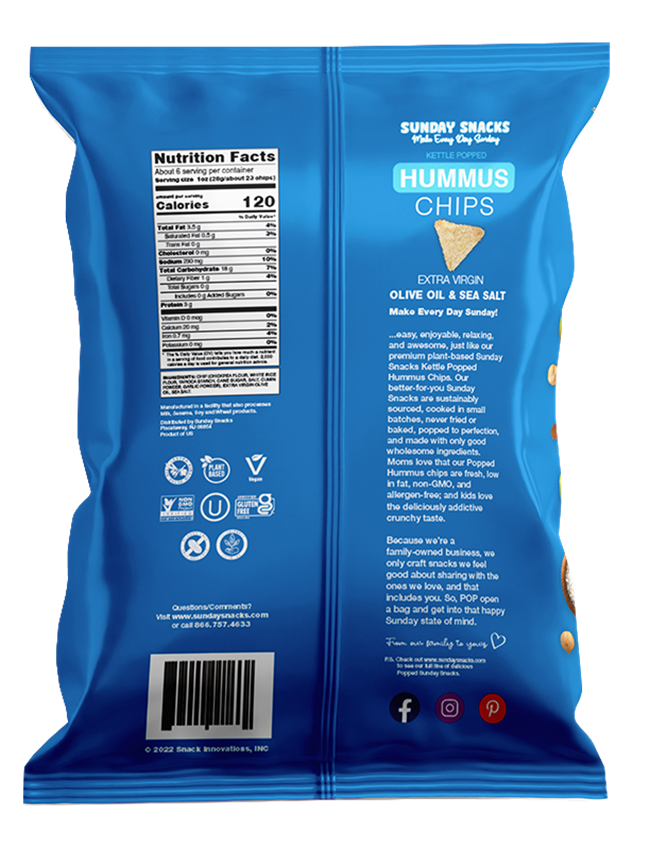 Hummus Chips – Sunday Snacks