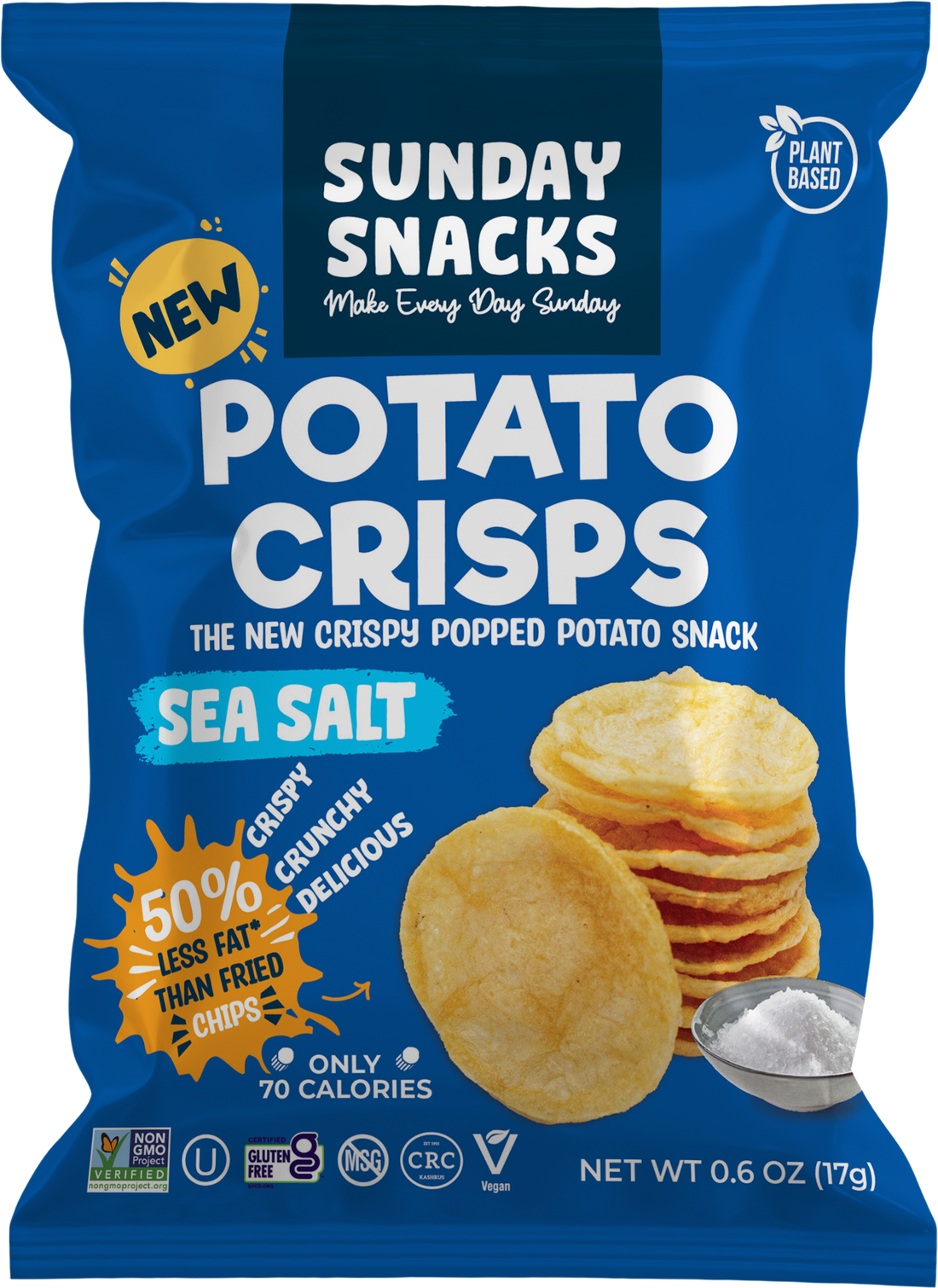 Sea Salt Popped Potato Chips – Sunday Snacks