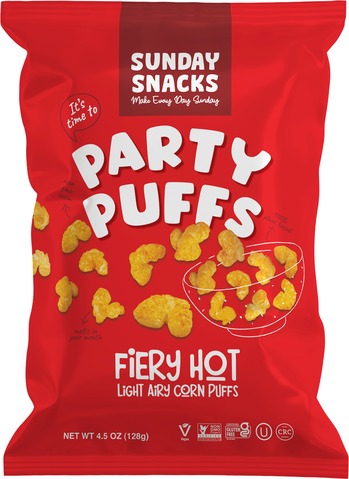 Fiery Hot Party Puffs – Sunday Snacks